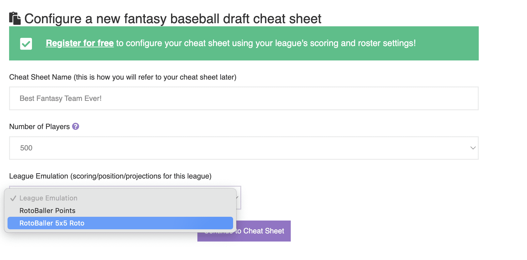 Free Fantasy Baseball Draft Cheat Sheets | Fantasy News
