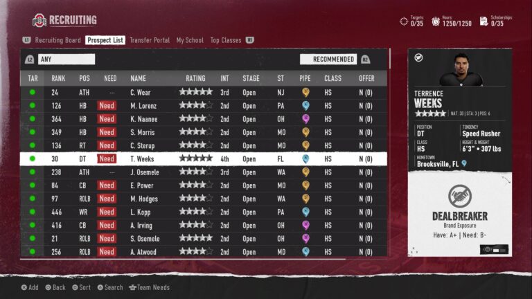 The Ultimate Recruiting Guide for 'College Football 25' | Fantasy News