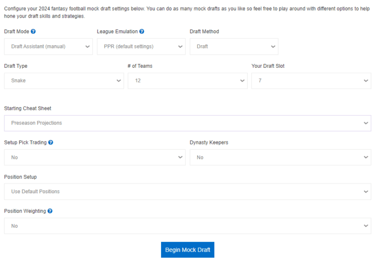 Free Fantasy Football Draft Software, Tools (2024) | Fantasy News