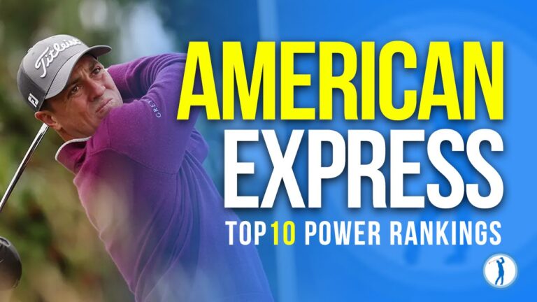 2025 The American Express PGA Power Rankings: Top 10 Golfers to Watch ...